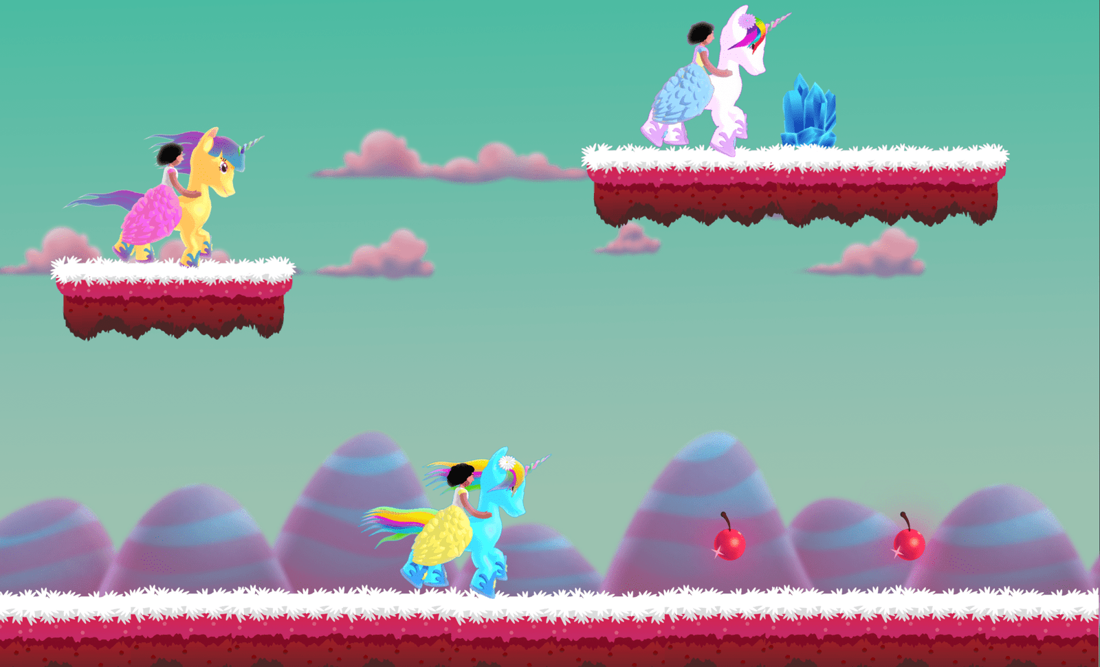 Unicorn Run- Candy Land- New Game Release - Hashbyte Studio